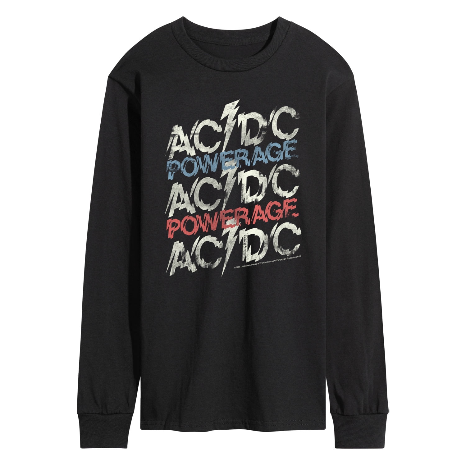 AC/DC - Powerage - Men's Long Sleeve Graphic T-Shirt - Walmart.com