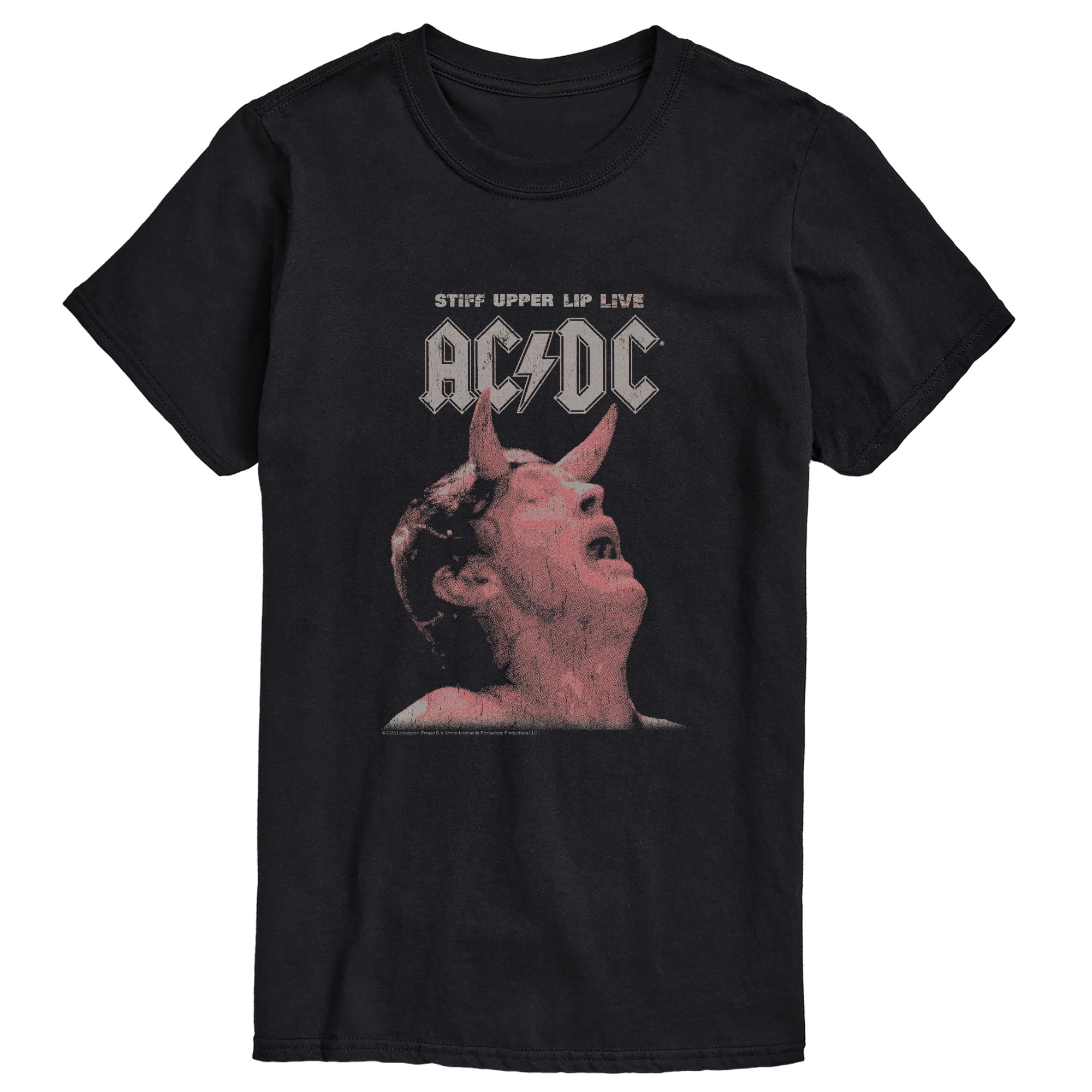 AC/DC - Stiff Upper Lip - Men's Short Sleeve Graphic T-Shirt - Walmart.com