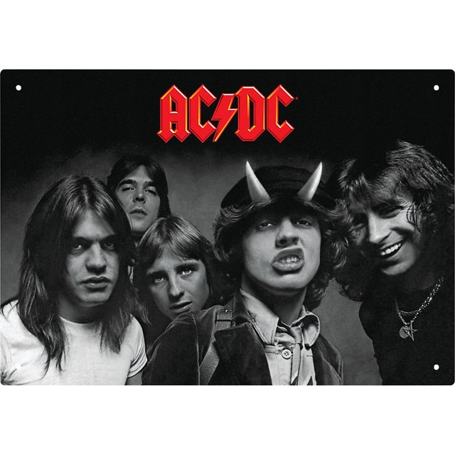 AC/DC Tin Concert Sign - Walmart.com