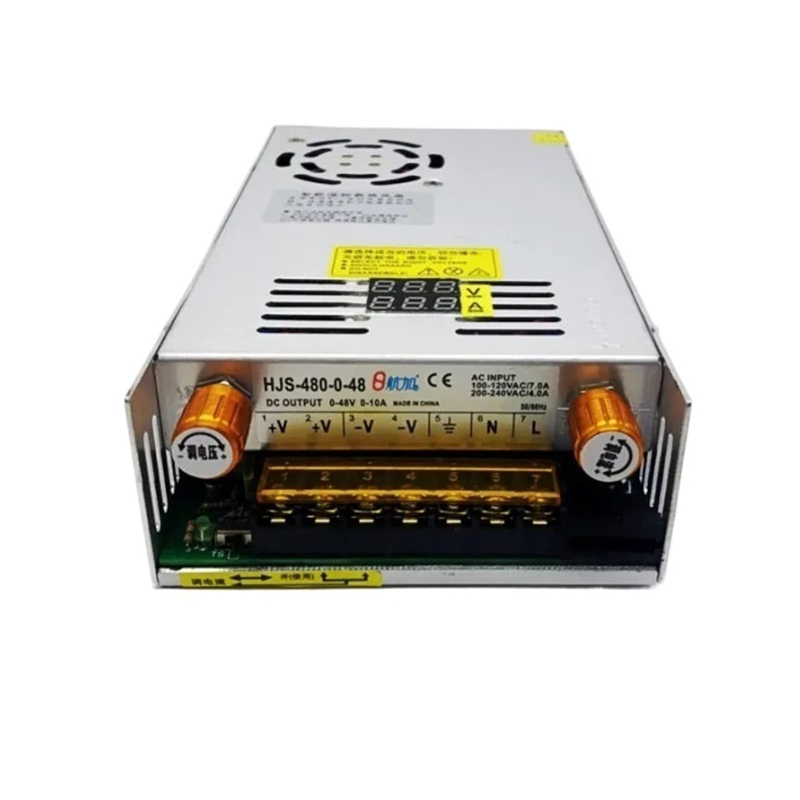 AC DC To 5V 12V 24V Switching Power Supply Adjustable 36V 48V 60V 80V 120V 160V 480W Digital ...