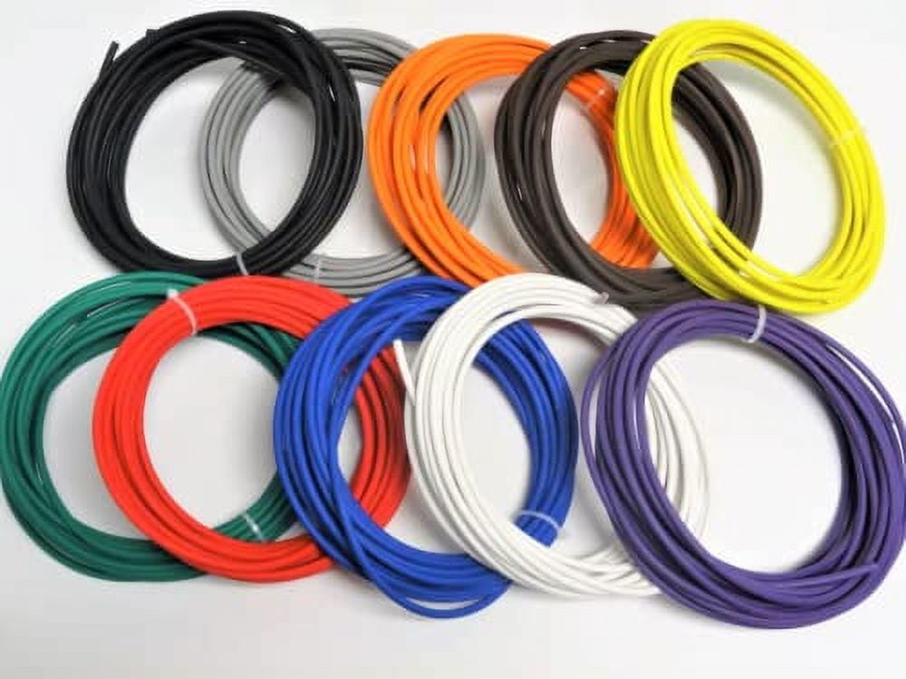 AC/DC Wire And Supply 10 AWG Automotive High Temp GXL Wire Stranded ...