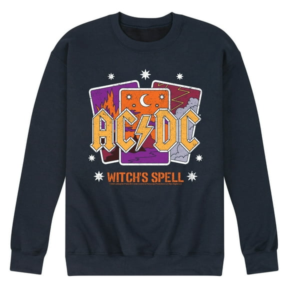 AC/DC - Logo Lotta Naughty - Men's Crew Fleece Sweatshirt - Walmart.com
