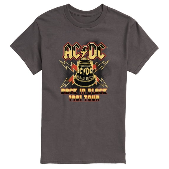 AC/DC - World Tour 1981 - Men's Short Sleeve Graphic T-Shirt - Walmart.com