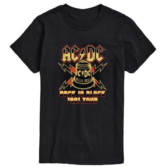 AC/DC - World Tour 1981 - Men's Short Sleeve Graphic T-Shirt - Walmart.com