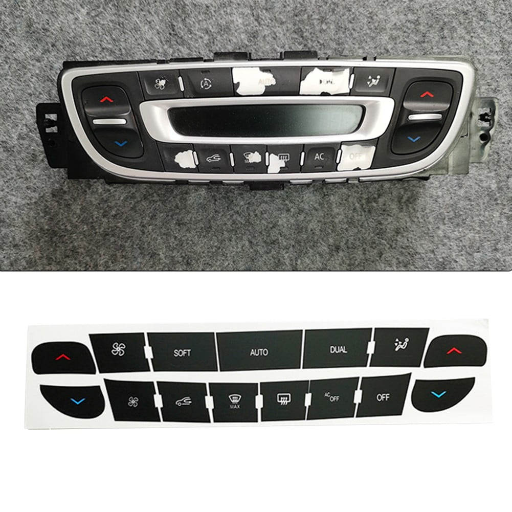 AC Dash Button Repair Decal Stickers, Repair for Ruined Faded A/C ...