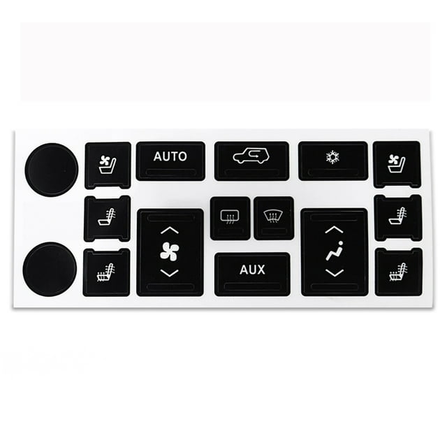 AC Dash Button Repair Kit, Car Button Decals - Best for Fixing Ruined ...