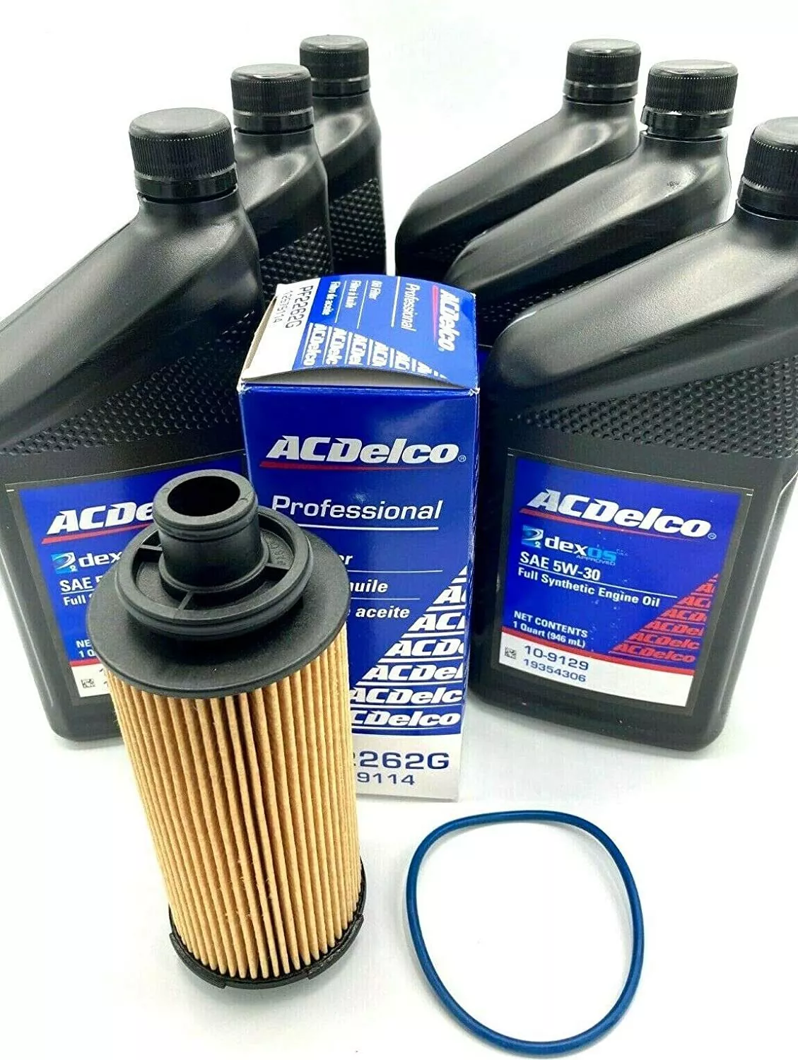 AC Delco 5w-30 with PF2262G, Oil Change Kit for a 2016-2020 GMC Canyon ...