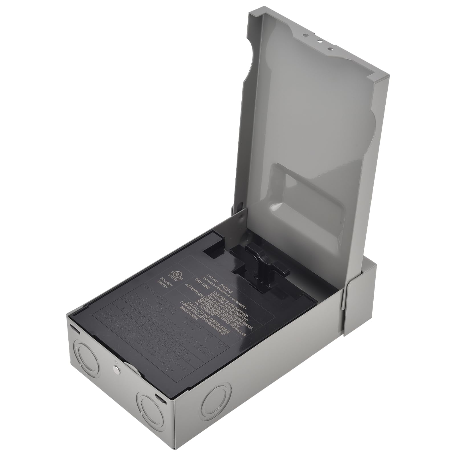 AC Disconnect Box Outdoor, CNAODUN 60 Amp Disconnect 120/240 Volt 2 ...