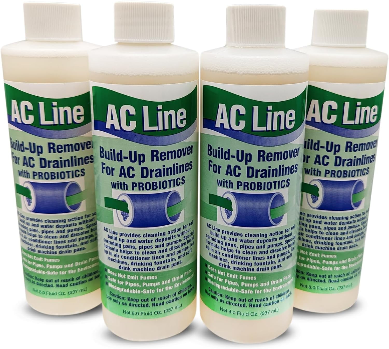 Probiotic AC Drain Line Cleaner - 4-pack - Prevents Clogs and Backups ...