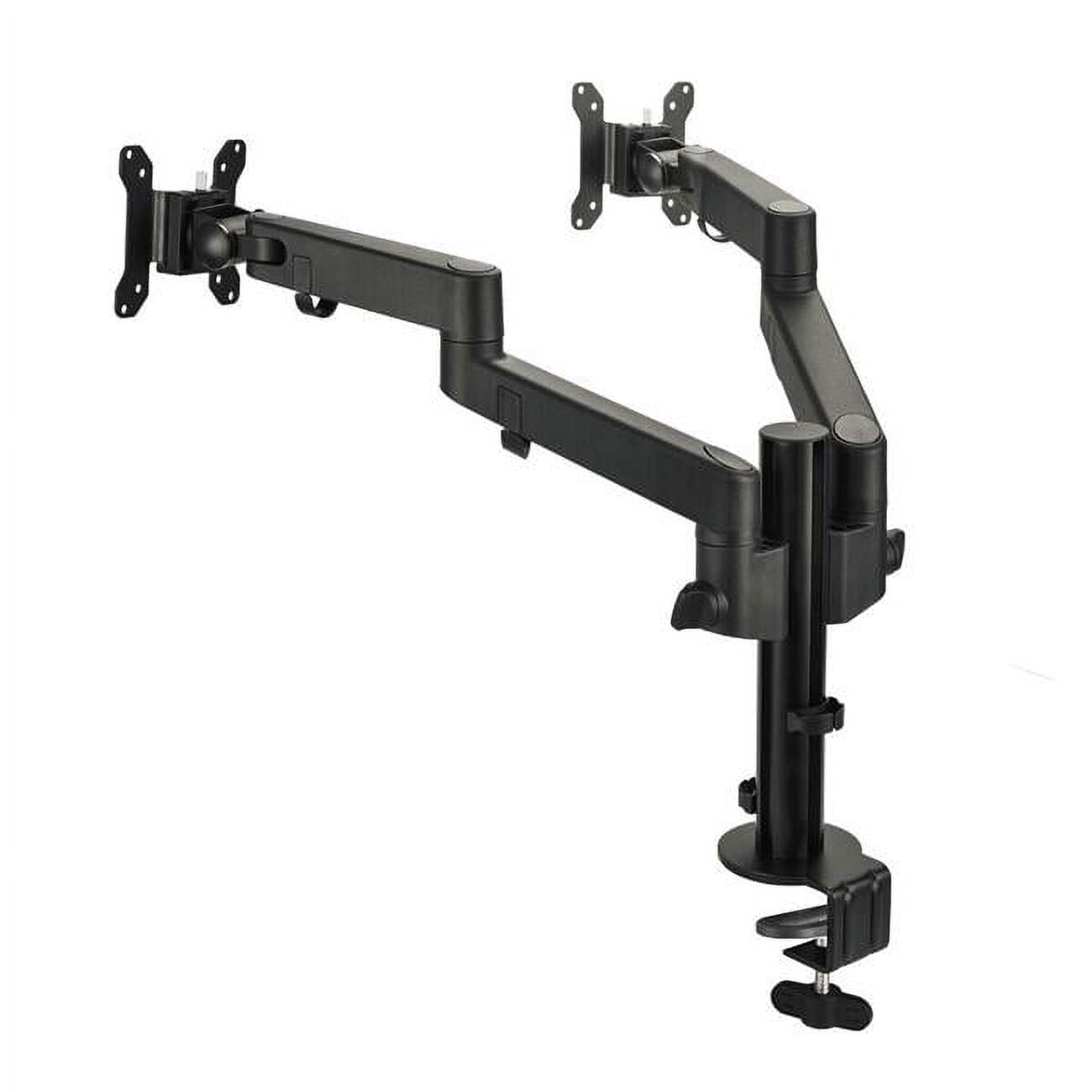 AC Dual Pole Arm Multi-Angle Monitor Desk Mount, Brown - Walmart.com