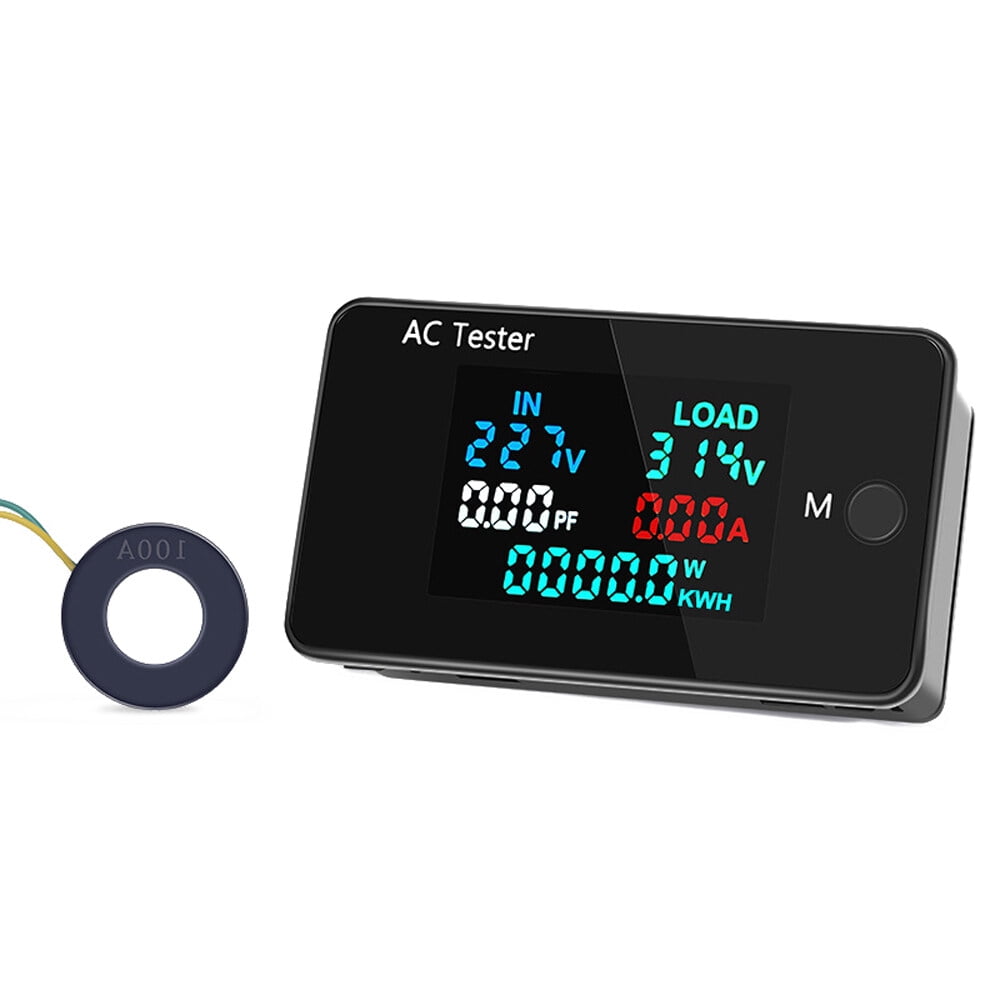 AC Dual Voltage Digital Tester 0-500V Voltmeter 0-100A Ammeter ...