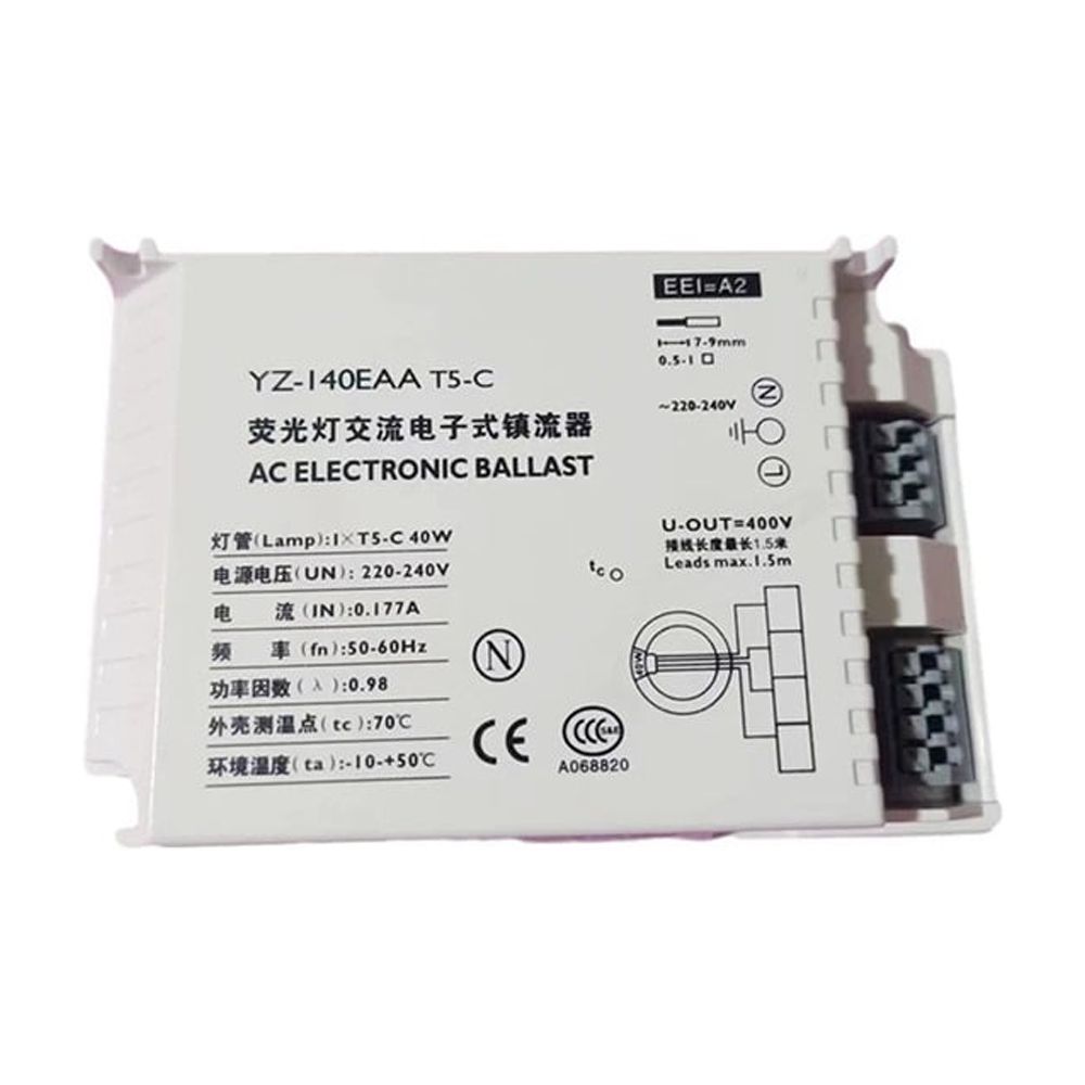 AC ELECTRONIC BALLAST YZ-140EAA YZ-155EAA SJEB-1 X 60W Fluorescent Lamp ...