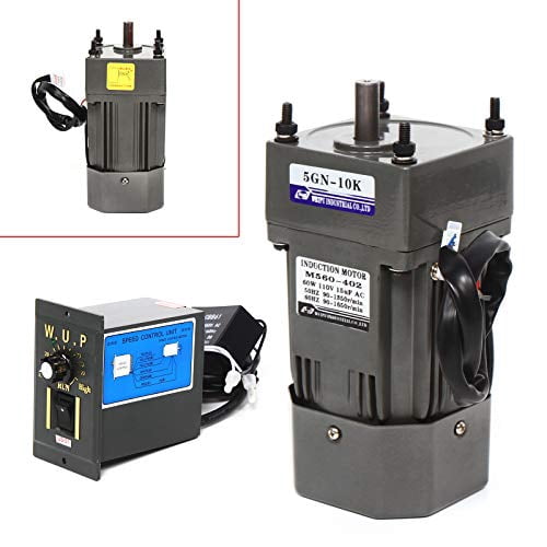 AC High Torque Motor,60W 110V Electric Single-Phase Motor Variable with ...