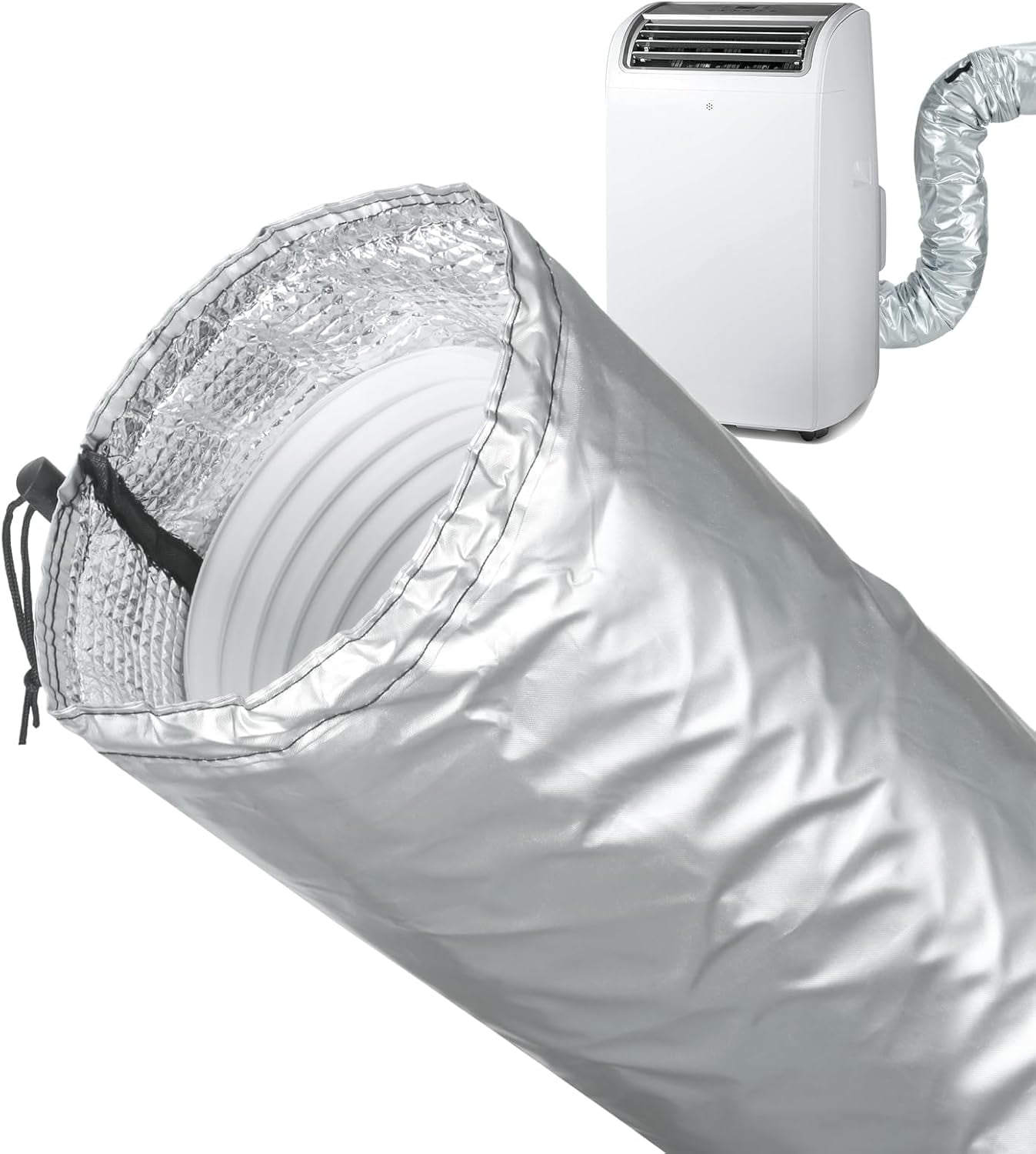 AC Hose Insulation Sleeve, Air Conditioner Hose Cover Fit 5" Diameter ...