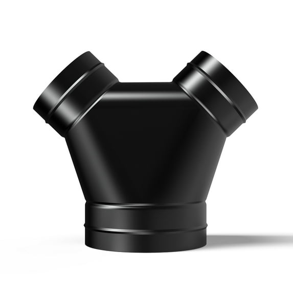 AC Infinity 3-Way Duct Splitter, 6" x 4" x 4" Exhaust Pipe Splitter Y ...