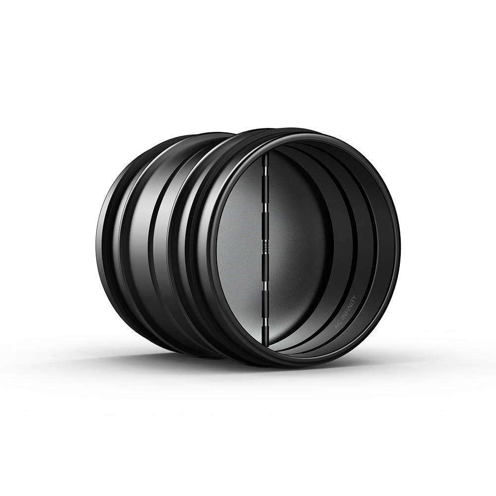 AC Infinity 4" Backdraft Damper, HVAC Ducting Insert, Spring-Loaded for ...