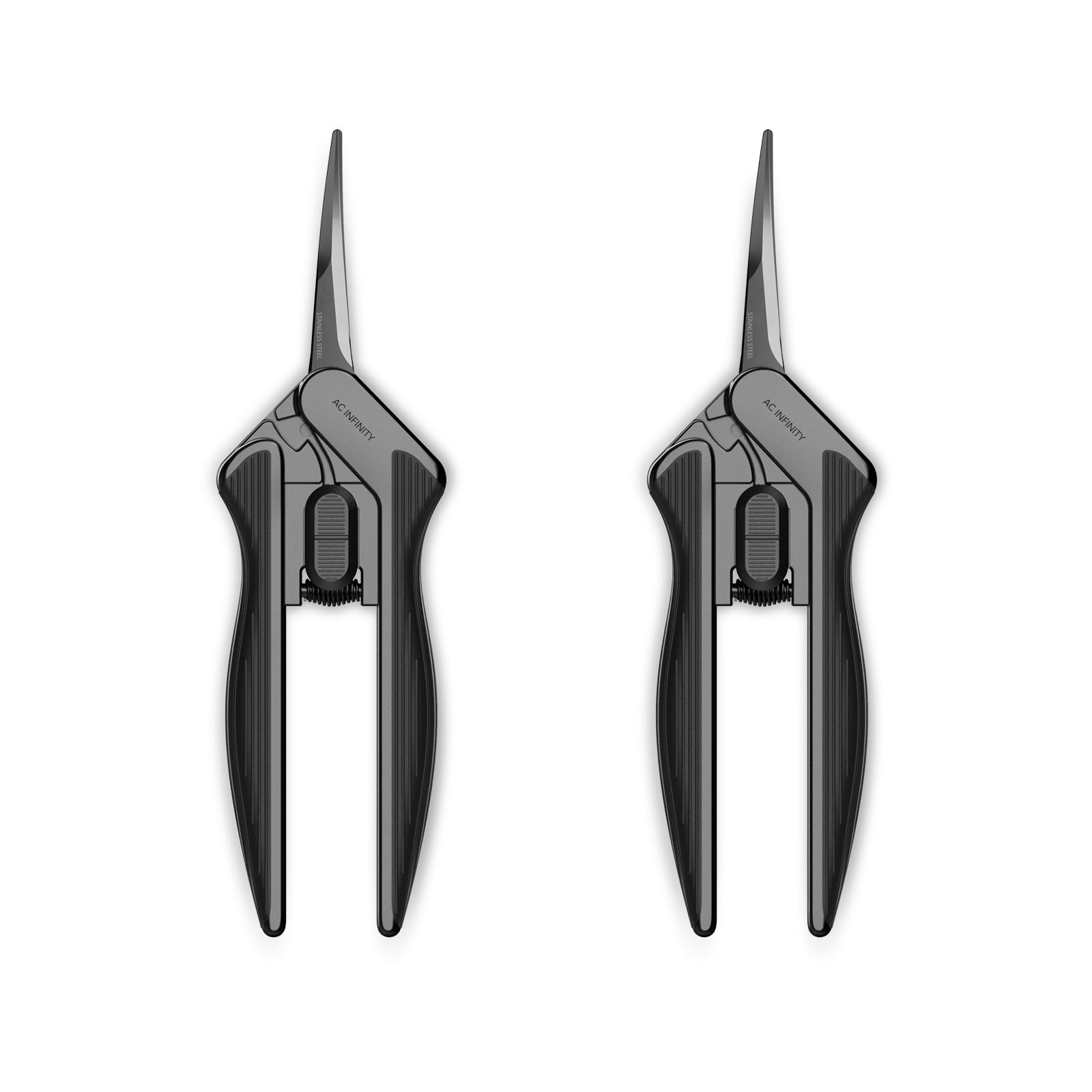 AC Infinity 2-Pack Curved Pruning Shear, Stainless Steel, Lightweight ...