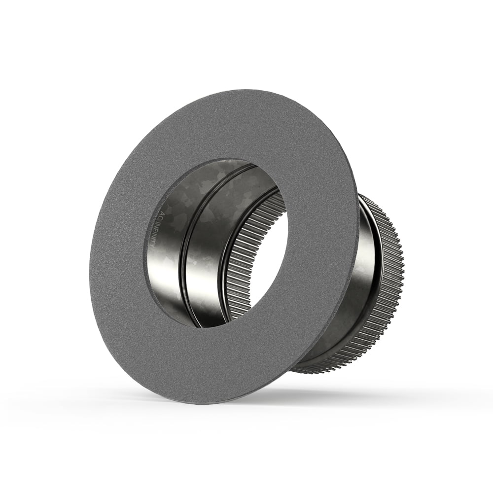 AC Infinity 6" Ducting Take-Off Collar, Galvanized Steel Inlet Flange ...