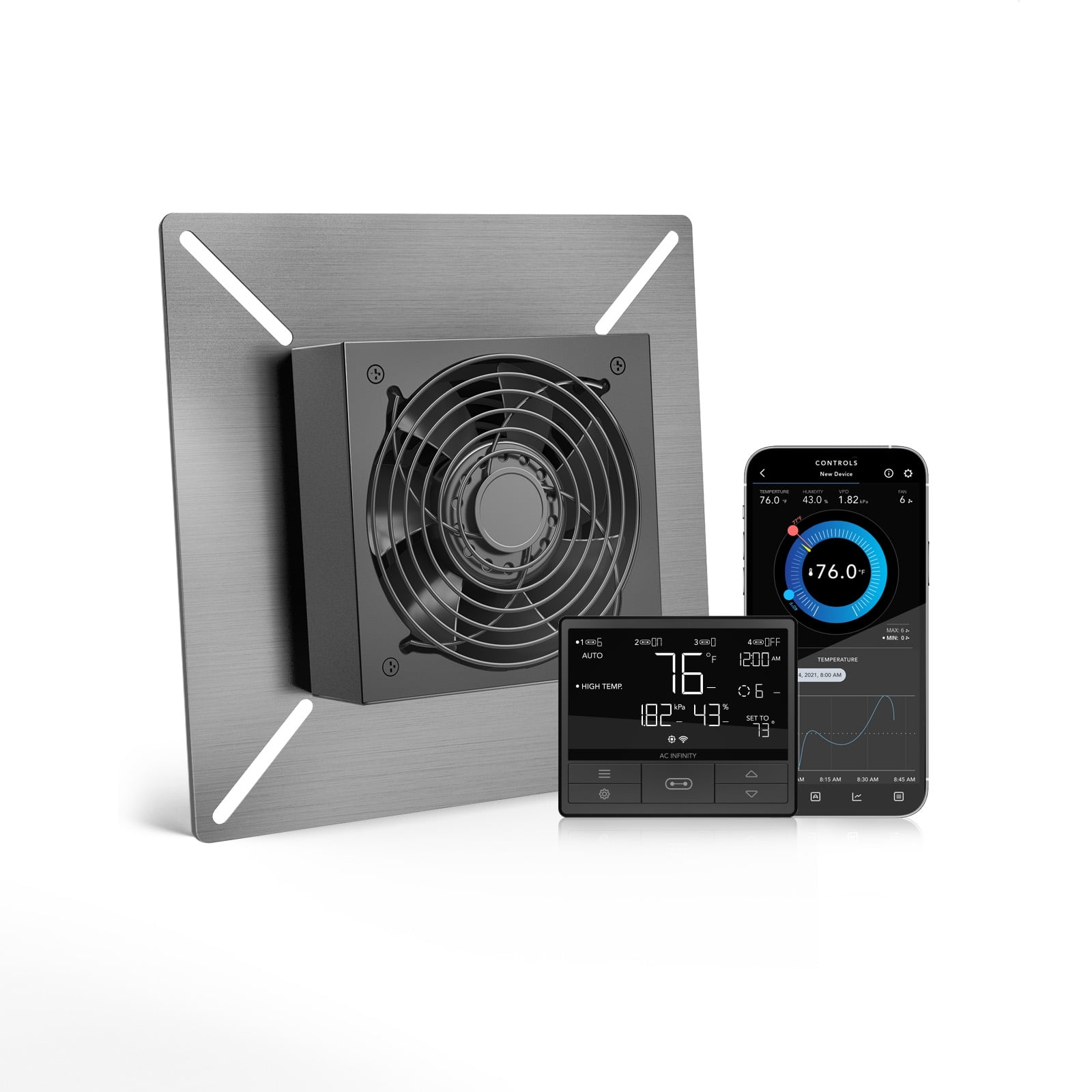 AC Infinity AIRTITAN T3, Ventilation Exhaust Fan 6" with WiFi ...