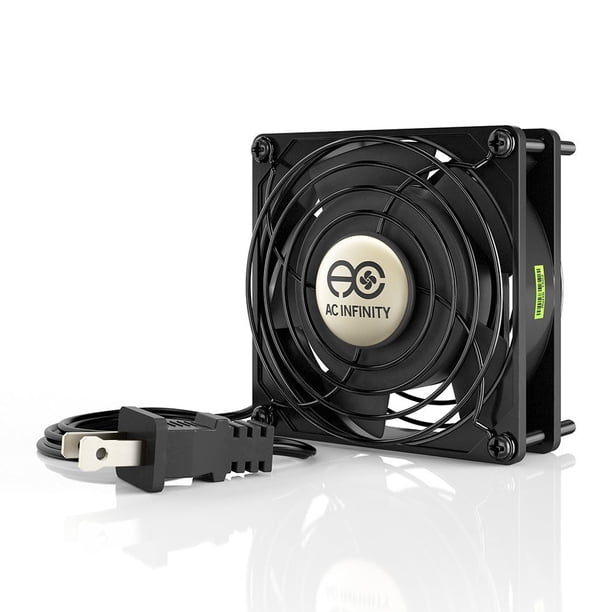 AC Infinity AXIAL 9225, Muffin Cooling Fan, 120V AC 92mm by 92mm by ...