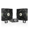 AC Infinity AXIAL S1225D, Dual 120mm Muffin Fan with Controller, Room ...