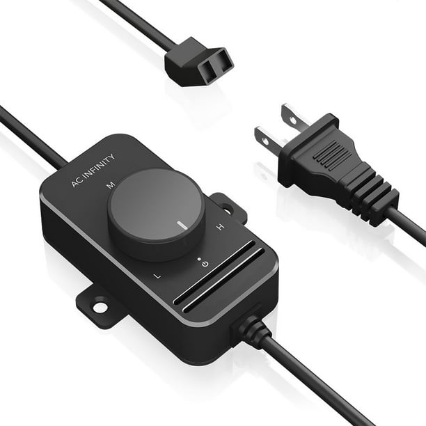 AC Infinity Fan Speed Controller for AC Axial Muffin Fans, Single ...