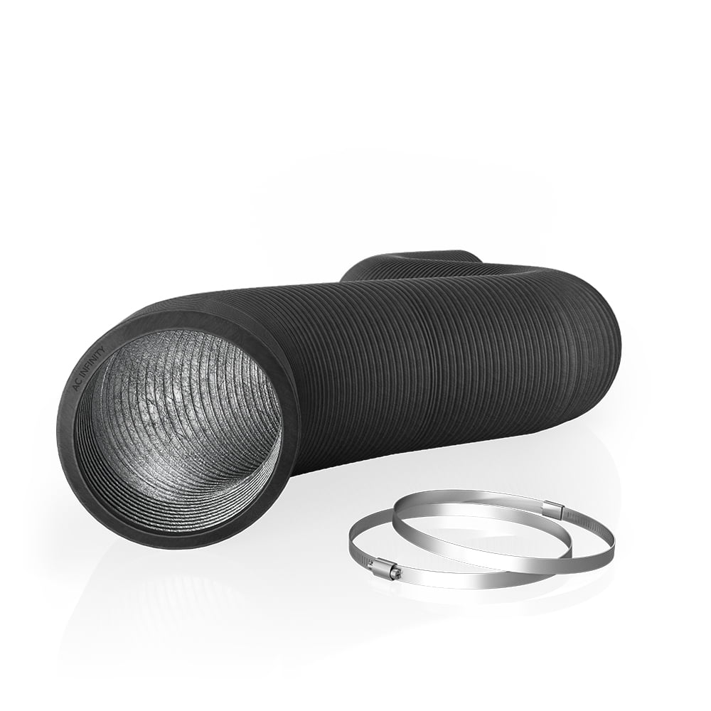 AC Infinity Flexible 12-Inch Aluminum Ducting, 4-Layer, 25-Feet for ...