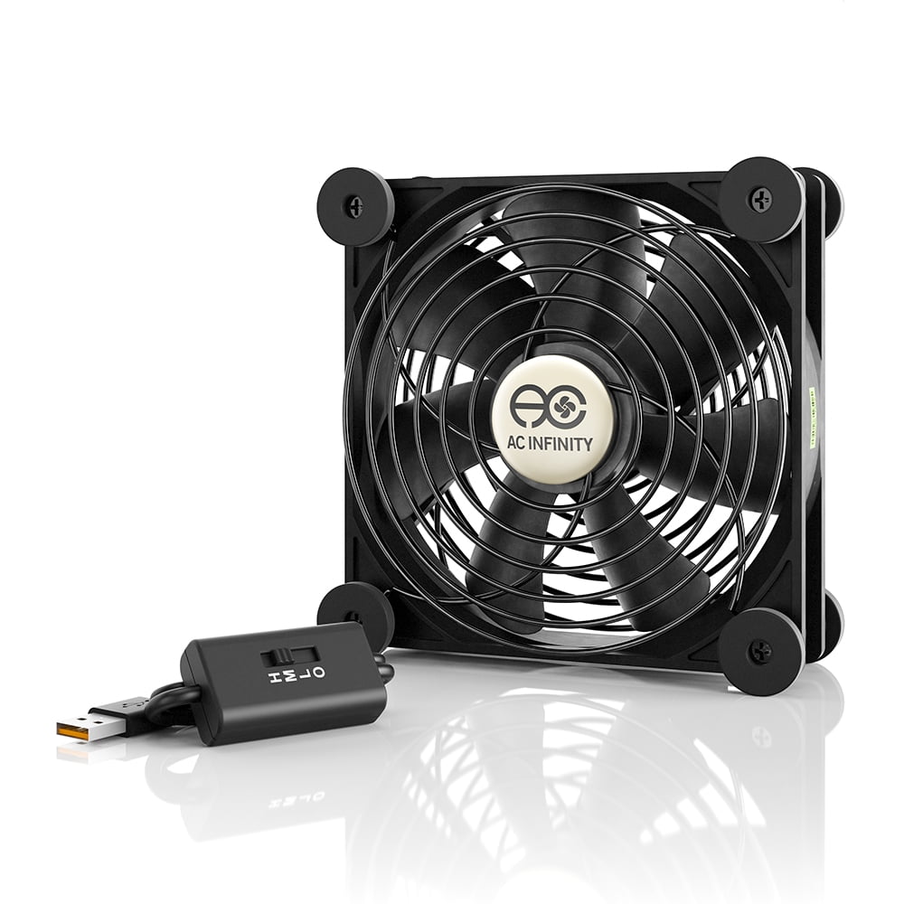 AC Infinity MULTIFAN S3, 120mm USB Fan for DVR, Playstation, Xbox, PC ...
