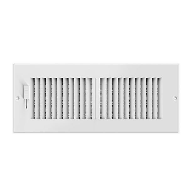 AC Infinity Register Vent Grille 4" x 12", White HVAC Vent Register ...