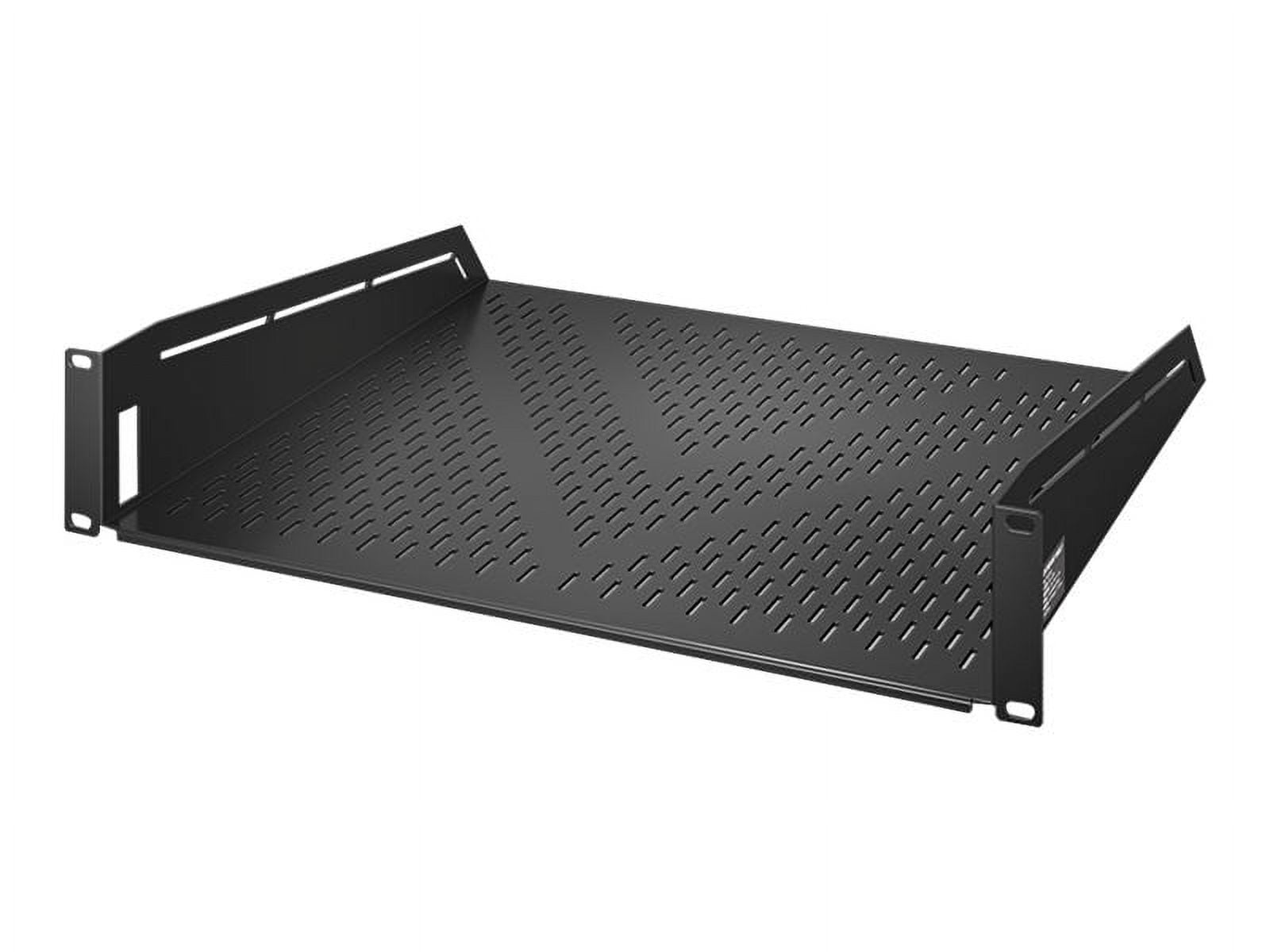 AC Infinity Vented Cantilever 2U Universal Rack Shelf, 16" Deep, for 19 ...