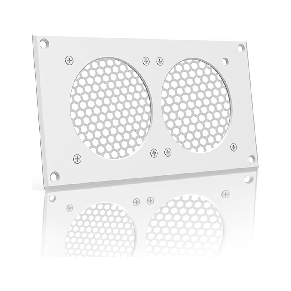 AC Infinity White Ventilation Grille 8", for PC Computer AV Electronic ...