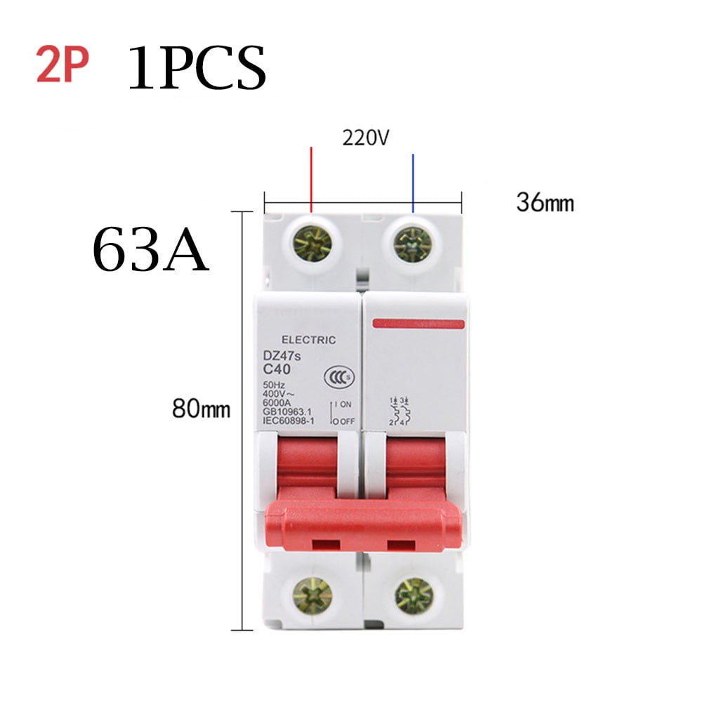 AC Miniature Circuit Breaker 2P Circuit Breaker Solar AC Disconnector ...