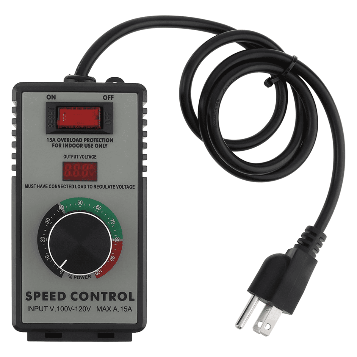 AC Motor Speed Controller Variable Speed Controller Fan Speed Controller for Motor Overload ...