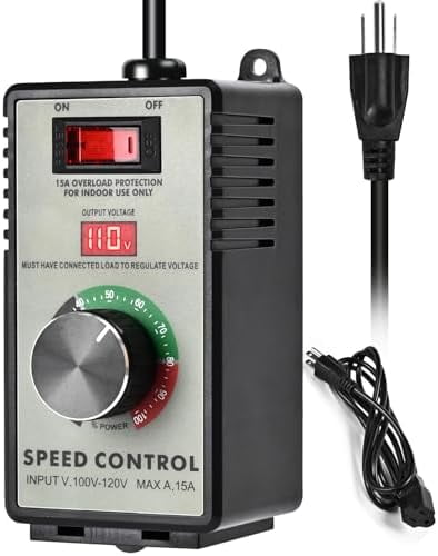 AC Motor Speed Controller Voltage Regulator 100V-110V- 120v 15A 4000W ...