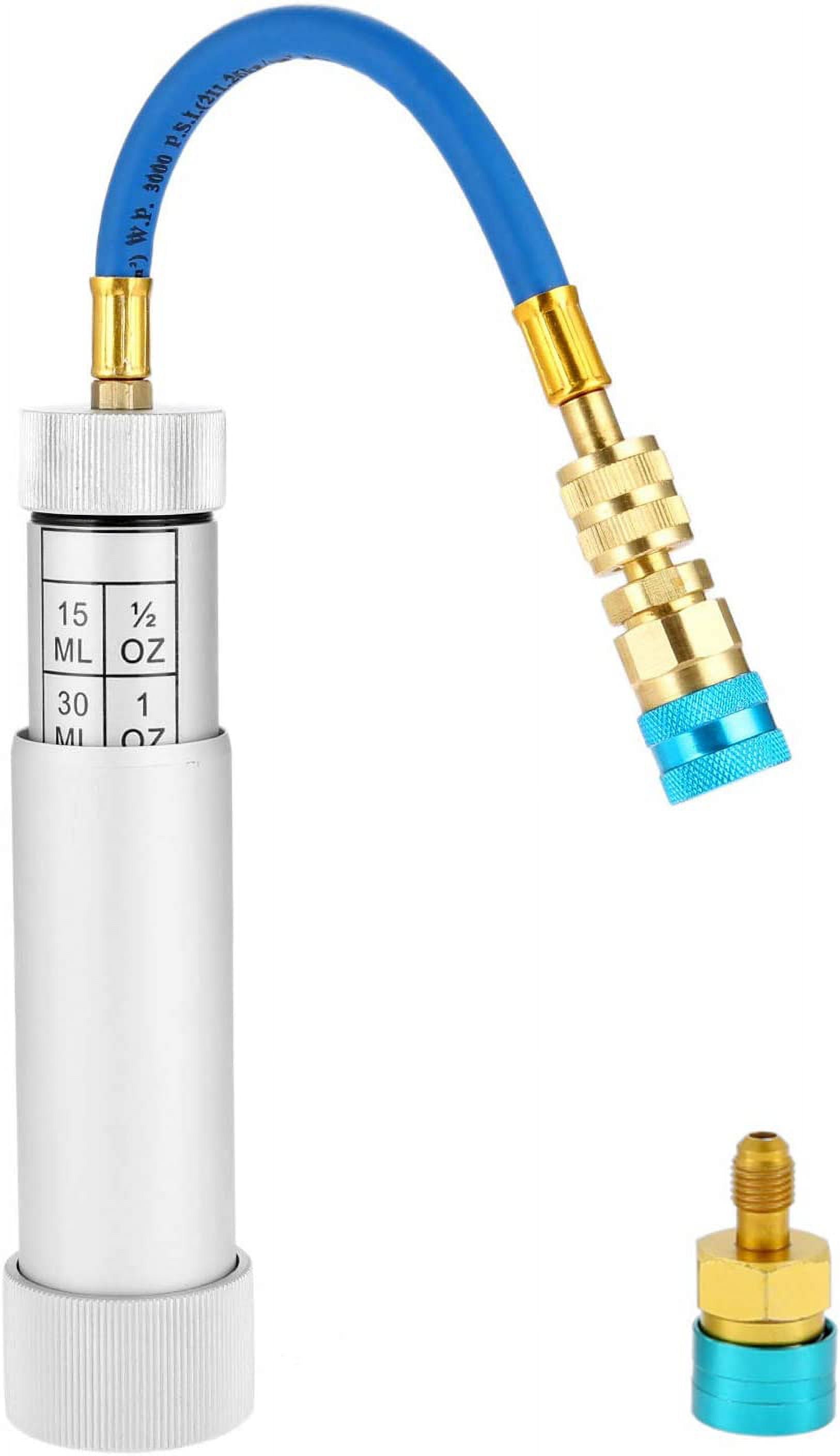 AC Oil Injector Kit, R134A Oil Injector with R1234YF Low Side Quick ...