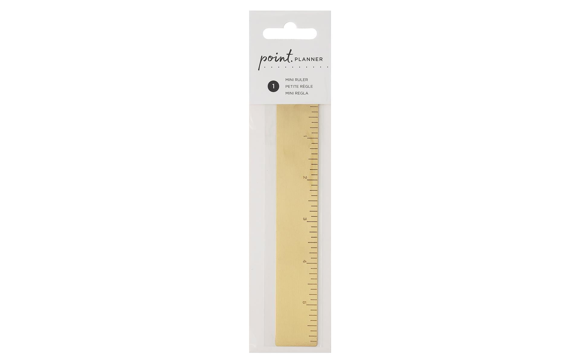 AMC Point Planner Mini Ruler Gold - Walmart.com