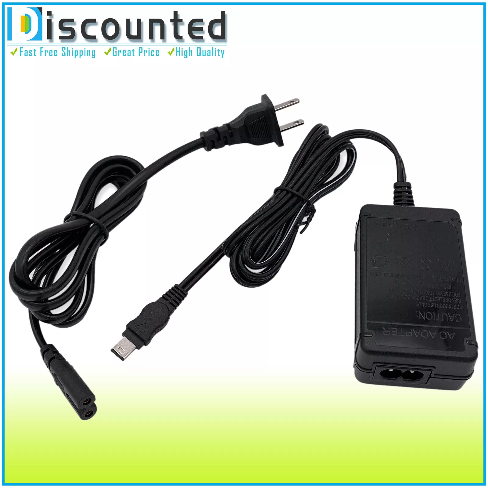 AC Power Adapter Charger For SONY Handycam CCD-TRV108 CCD-TRV118 8.4V 1 ...