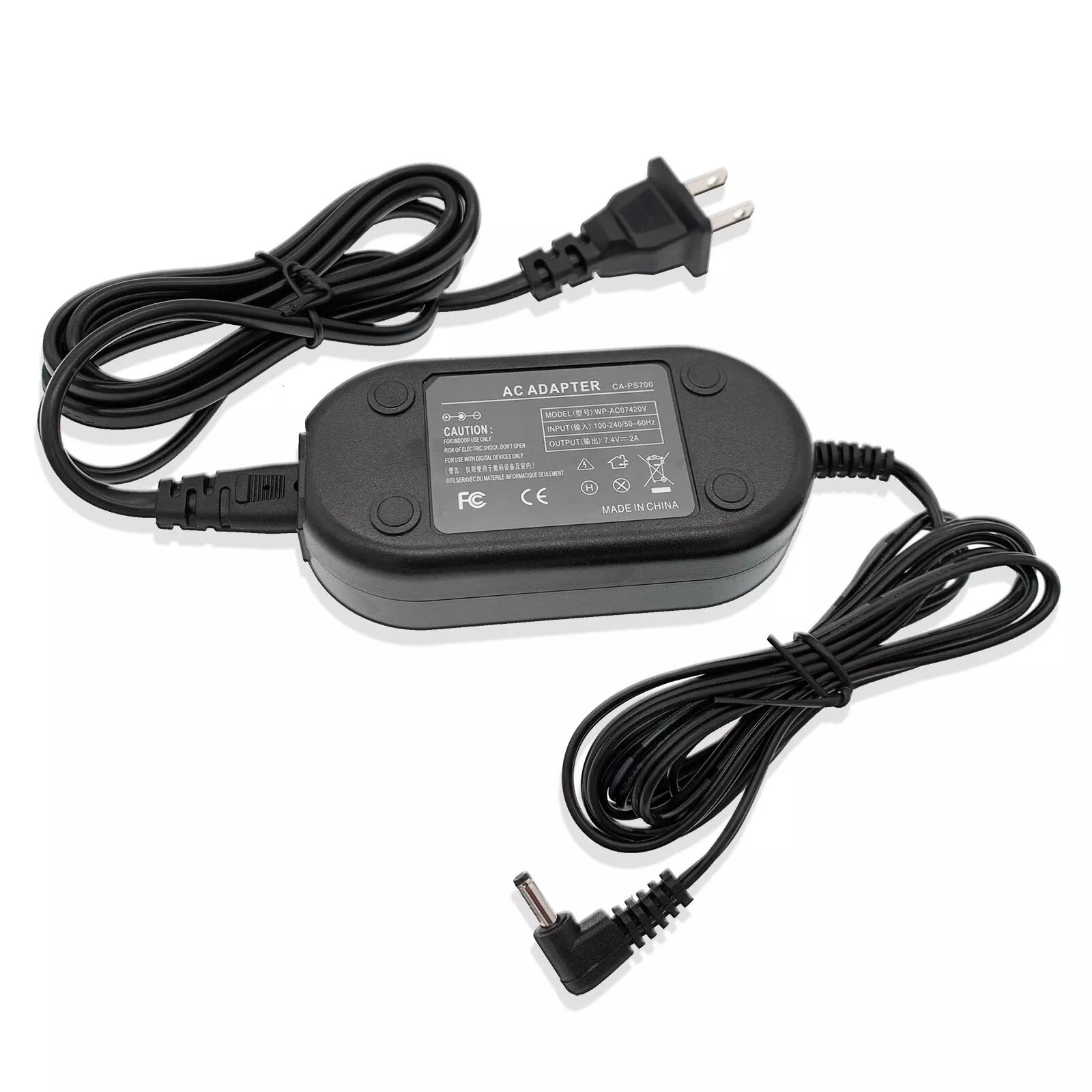 AC Power Adapter for Canon EOS Digital Rebel XTi T1i T3i XS XSi Elura ...
