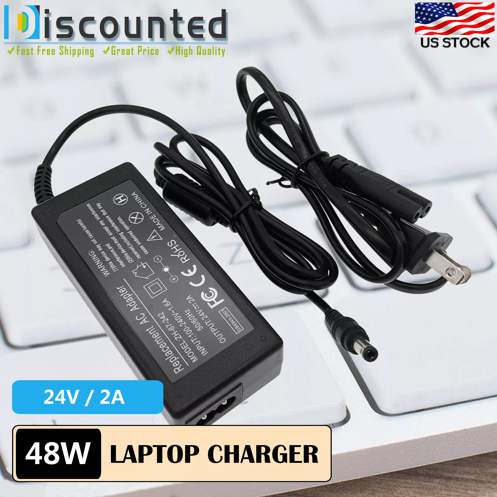 AC Power Adapter for Logitech G25 G27 G29 G920 G940 Racing Wheel APD DA ...