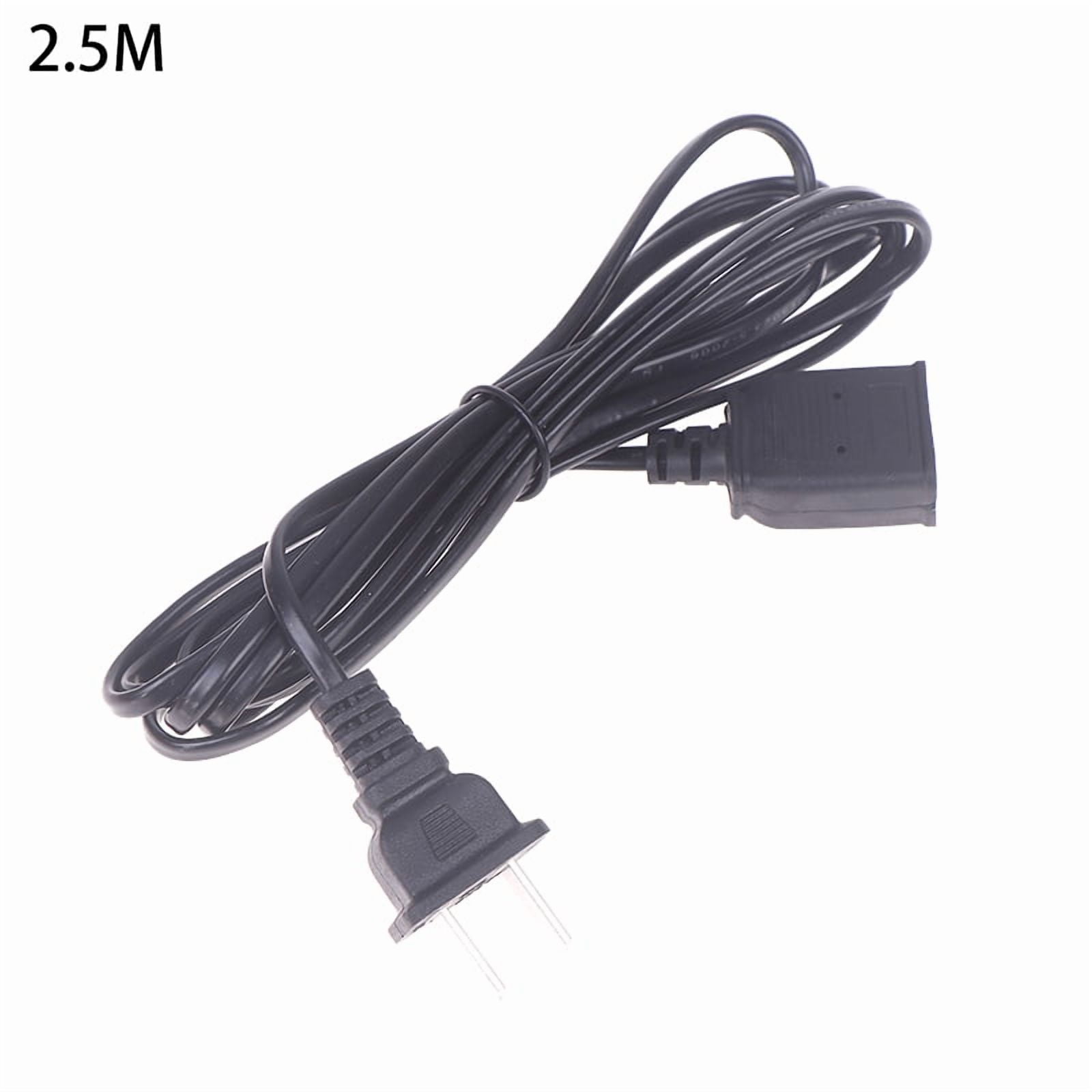 AC Power Cord White Black Red Line With ON/OFF Switch Button Cables ...