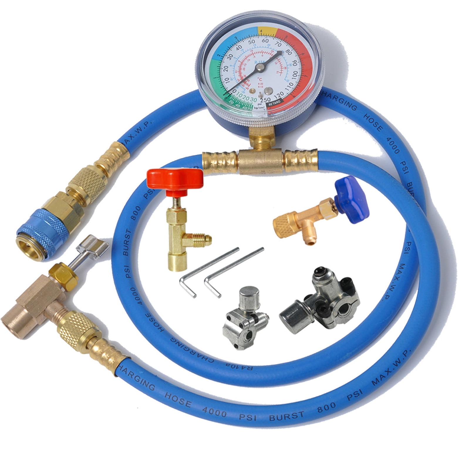 AC R134A Manifold Gauge Sets Diagnostic Gauge Refrigerant Charging Set ...