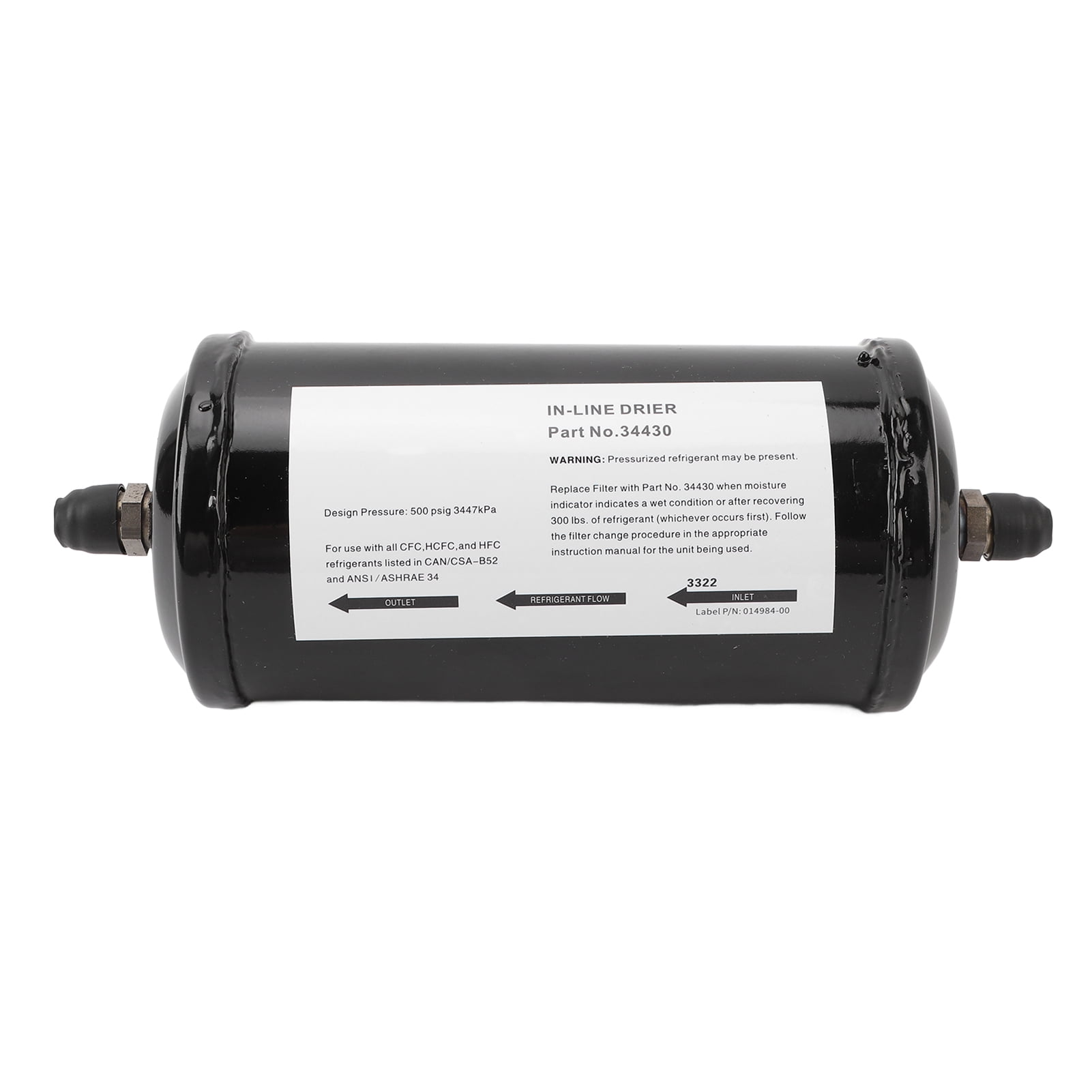 AC Recycling Filter Drier, Sturdy High Strength Increased Efficiency AC ...