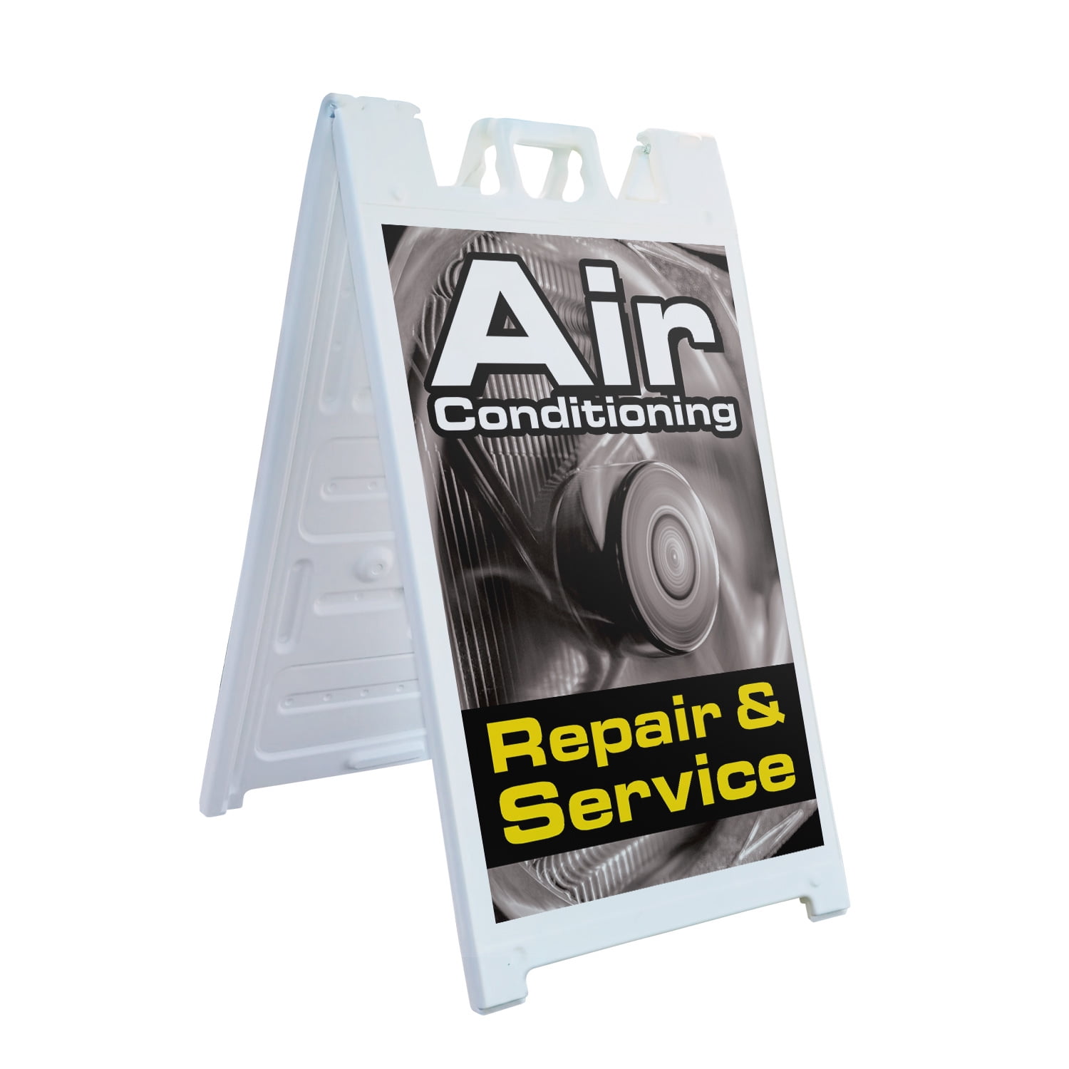 AC Repair & Service 24" x 36" Double Sided A-Frame Sidewalk Sign ...