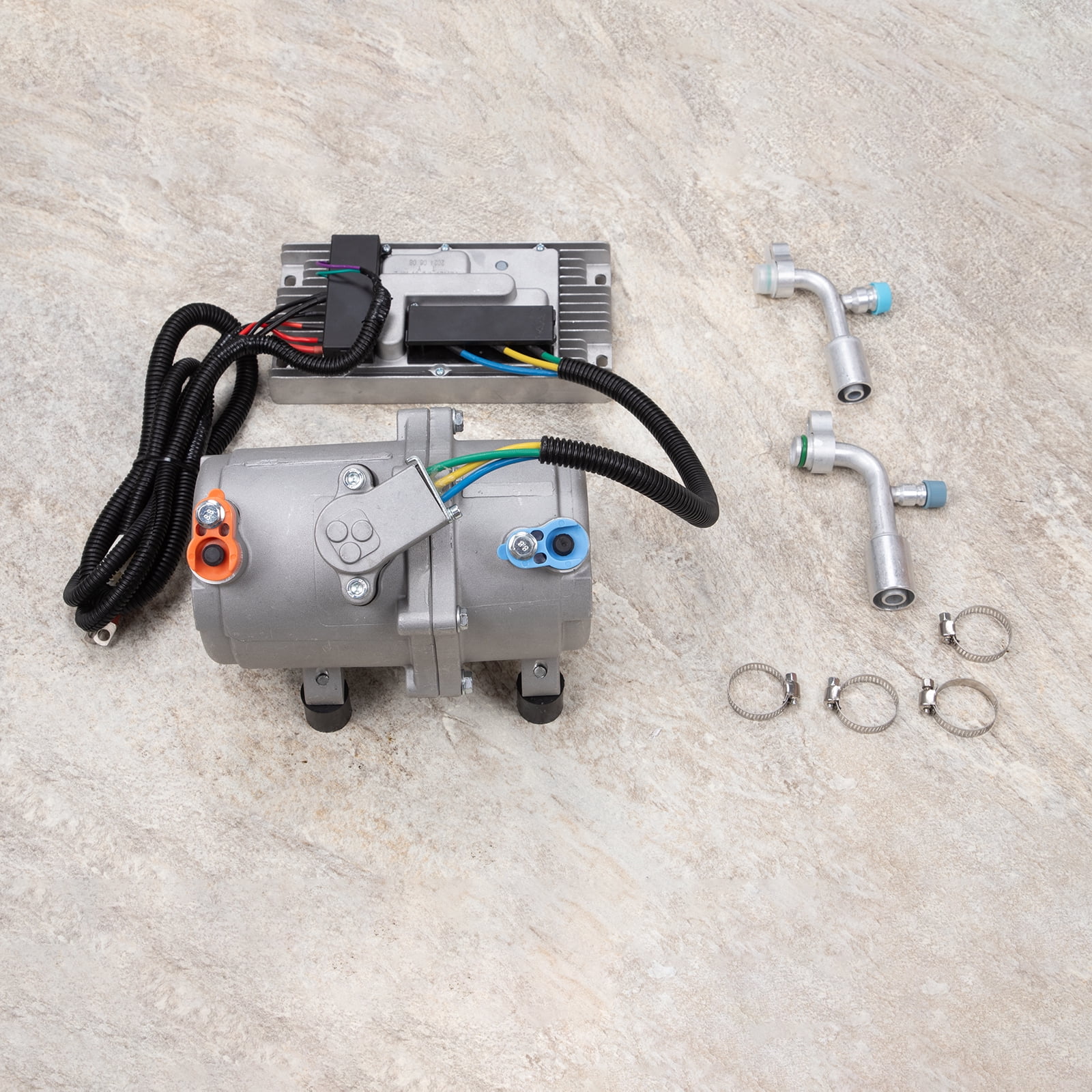 AC Scroll Compressor Electric Universal 12V Car Air Conditioner ...