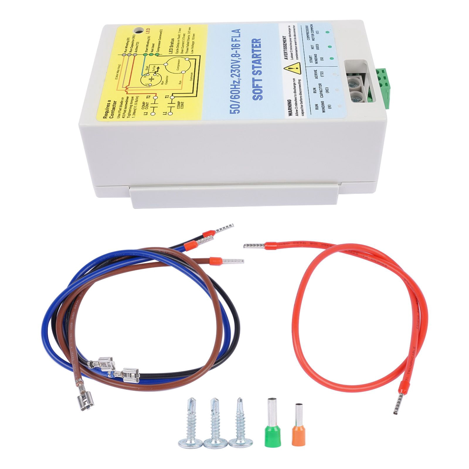 AC Soft Starter Motor Protection 8-16A, 230V Replacement for Utility ...
