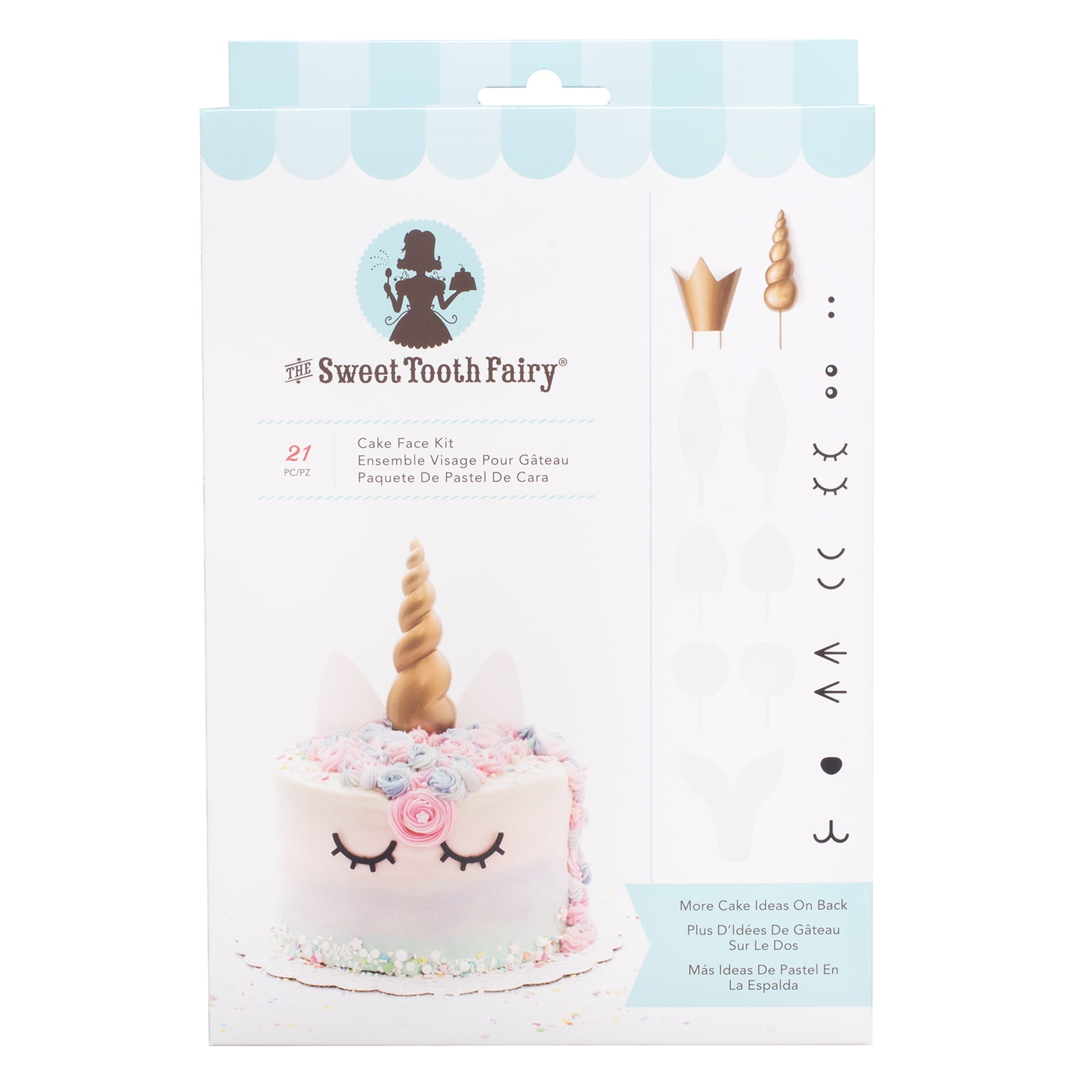 AC Sweet Tooth Fairy Cake Face Kit, 21pc - Walmart.com
