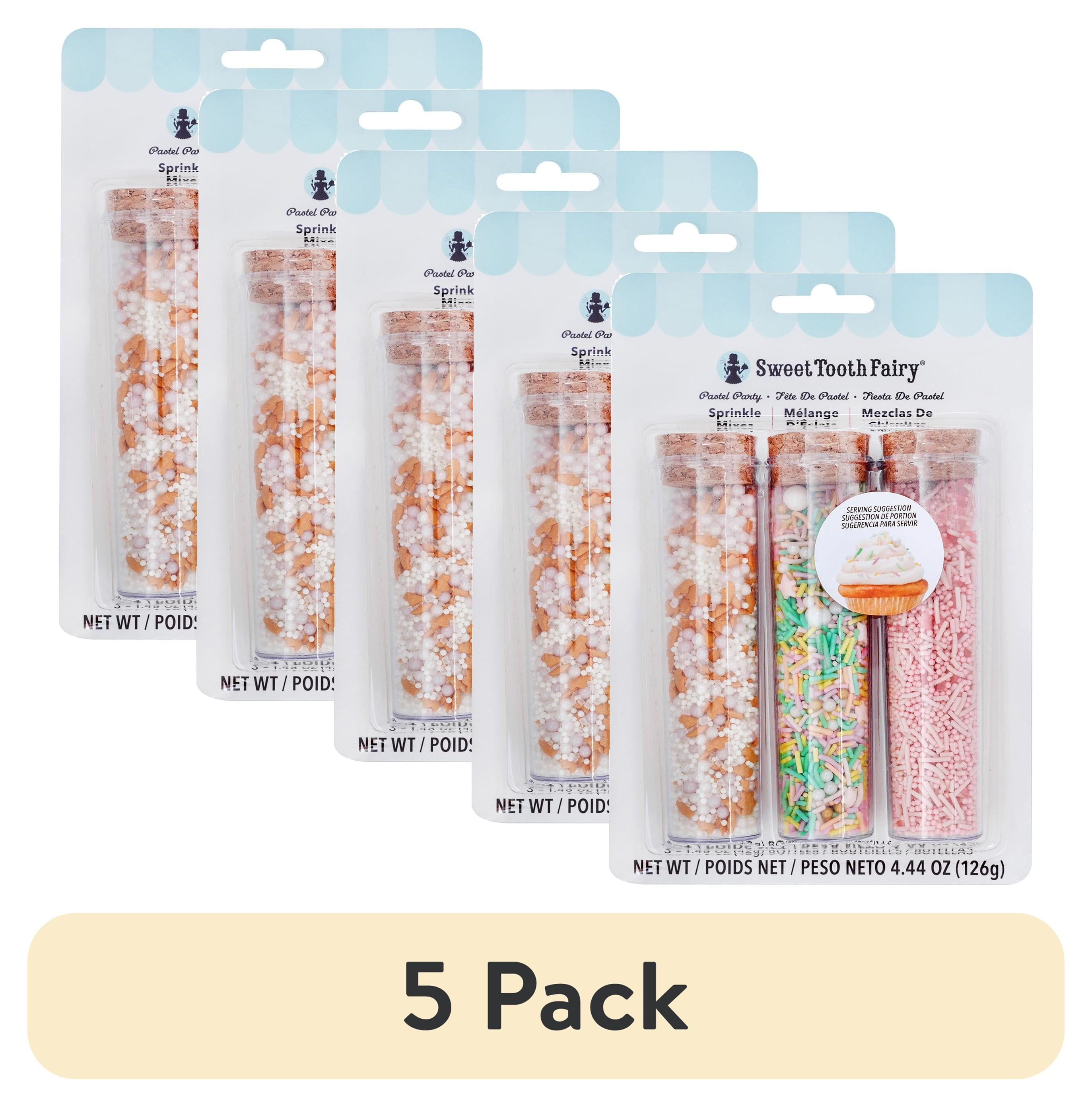 (5 pack) AC Sweet Tooth Fairy Sprinkle Mix Pastel Party, 1.48oz Bottles ...