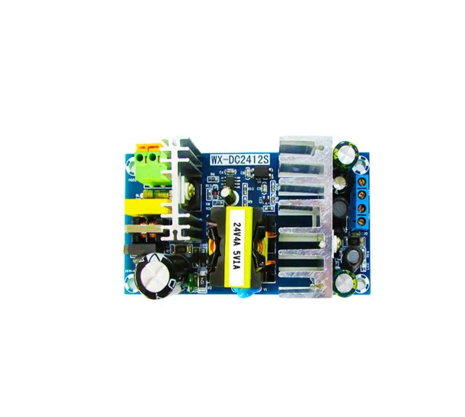 AC To DC Converter To DC 24V 4A 5V 1A 120W Dual Switching Power Supply ...