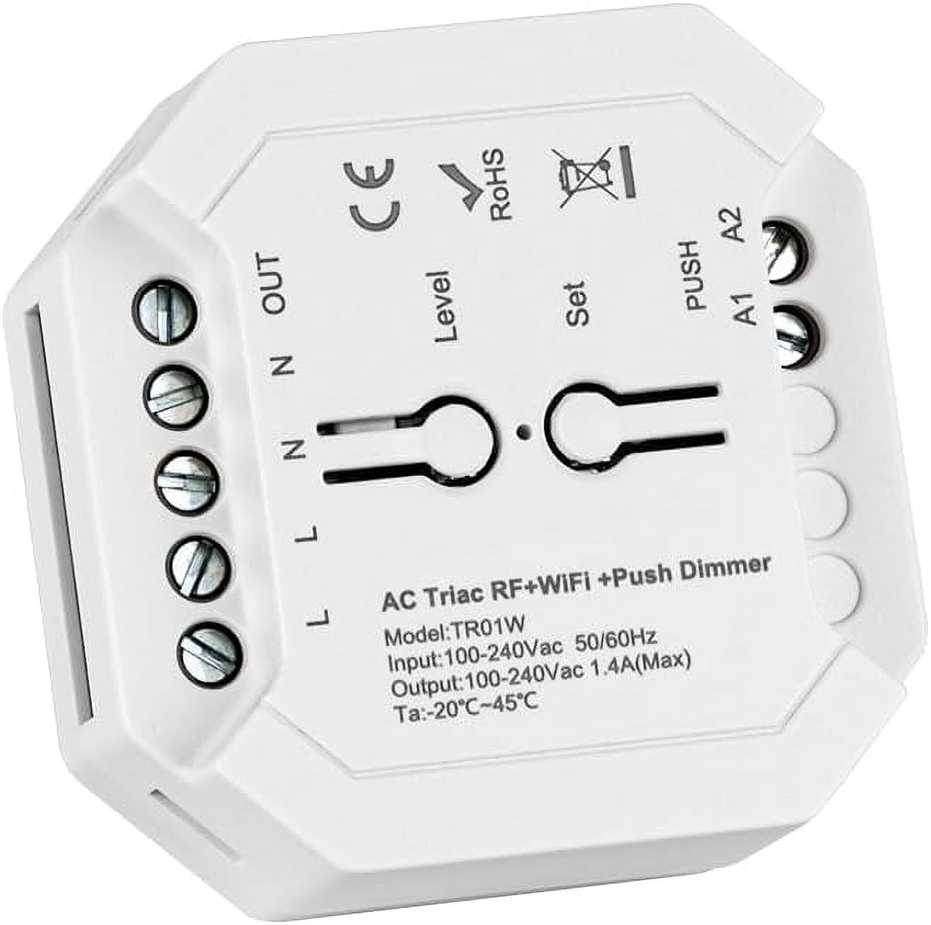 AC Triac Dimmer Support Dimmable LED,Driver,Incandescent Halogen Lamp ...