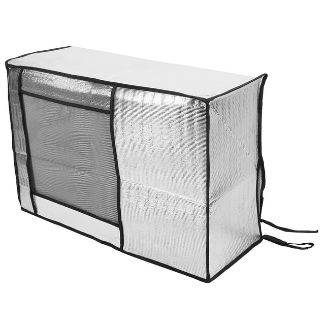 AC Unit Cover: Weatherproof Poly Aluminum Foil Sunshade for Outdoor ...